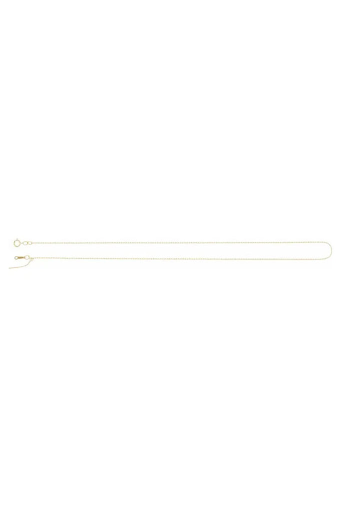 1mm Bead Chain Adjustable Threader Necklace - 14k Yellow Gold – Pavilion
